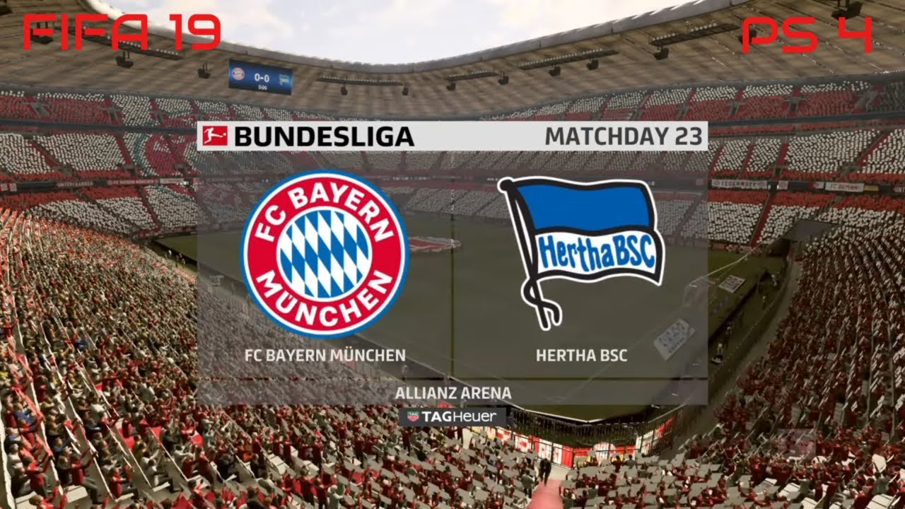 FIFA 19 FC Bayern vs Hertha BSC Gameplay Bundesliga (4K) - YouTube