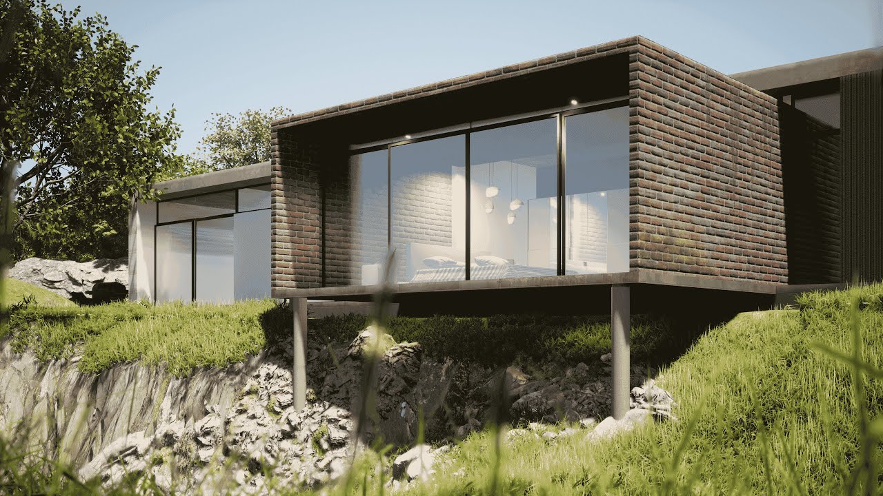 Recorrido virtual, Renders - Casa Aalto / Acuria Arquitectos - YouTube