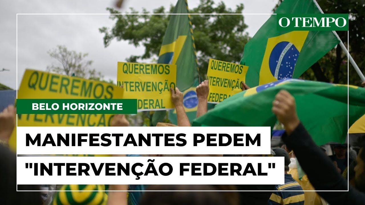 BH: Manifestantes pró-Bolsonaro pedem "intervenção federal" - YouTube