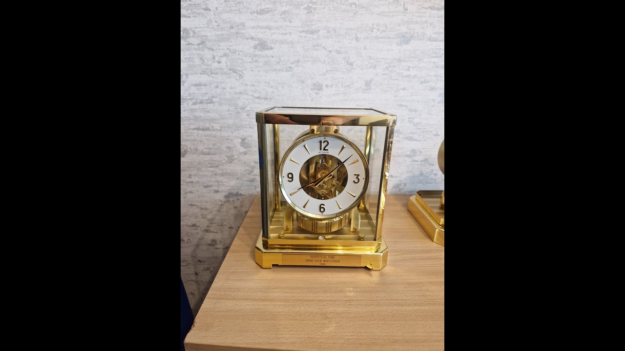 Jaeger LeCoultre Atmos clock, 528-8 model - YouTube