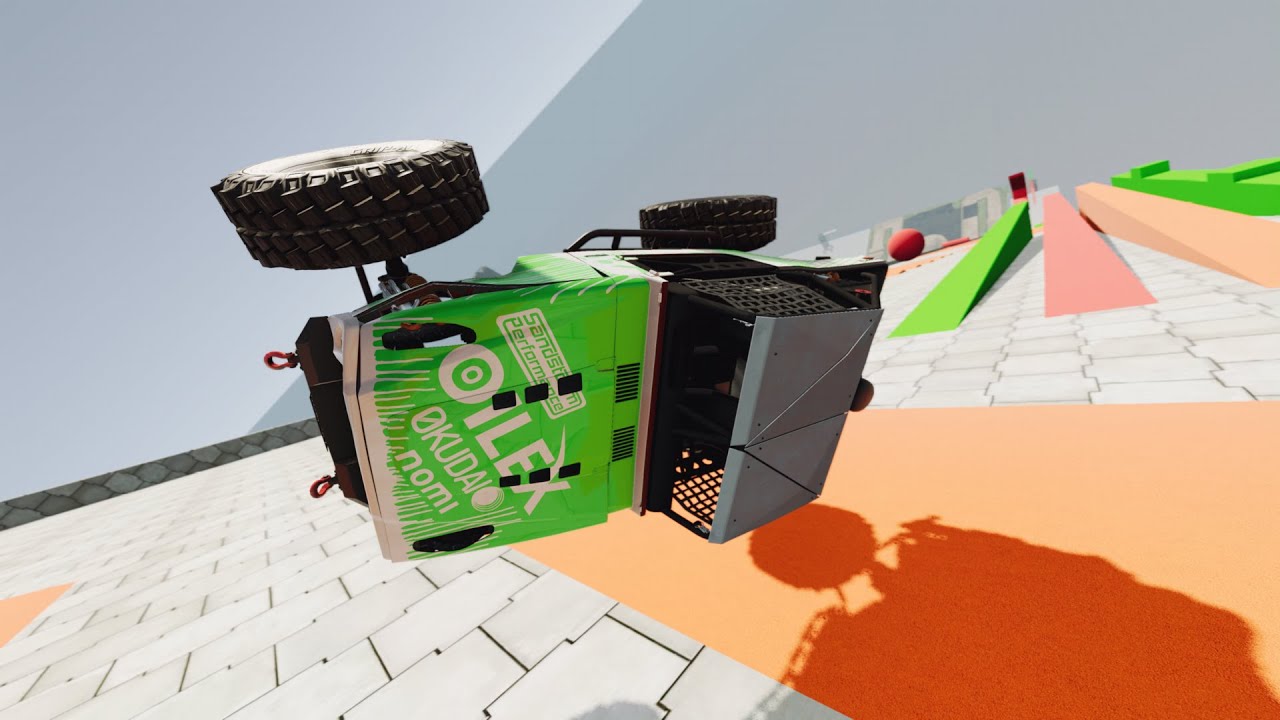 Epic Ramp Stunt Jump Crashes #4 - BeamNG Drive - Apex Crasher - YouTube