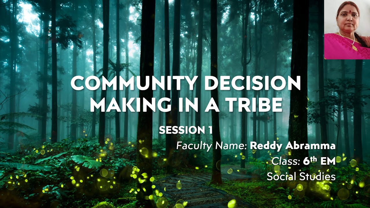 COMMUNITY DECISION MAKING IN A TRIBE SESSION 1 ENGLISH - YouTube
