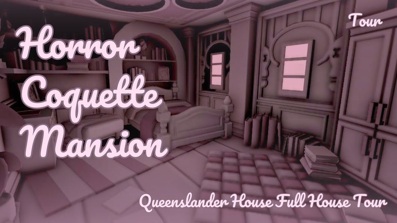 Queenslander Horror Coquette House Tour | Roblox Adopt Me! - YouTube