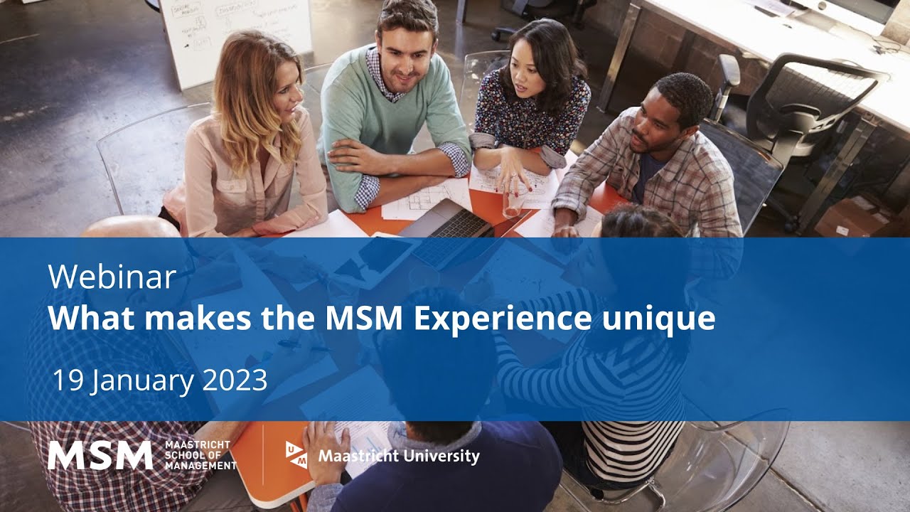 Webinar - What makes the MSM Experience unique - YouTube