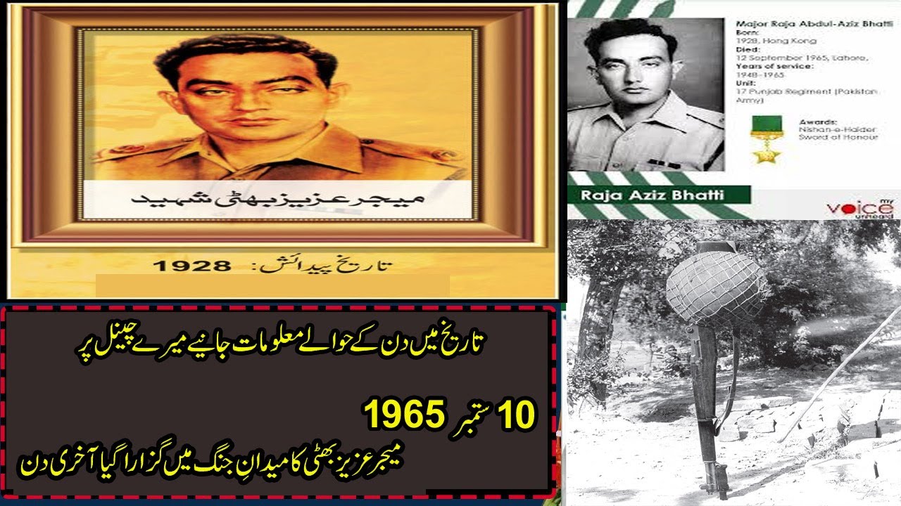 Major Aziz Bhatti - YouTube