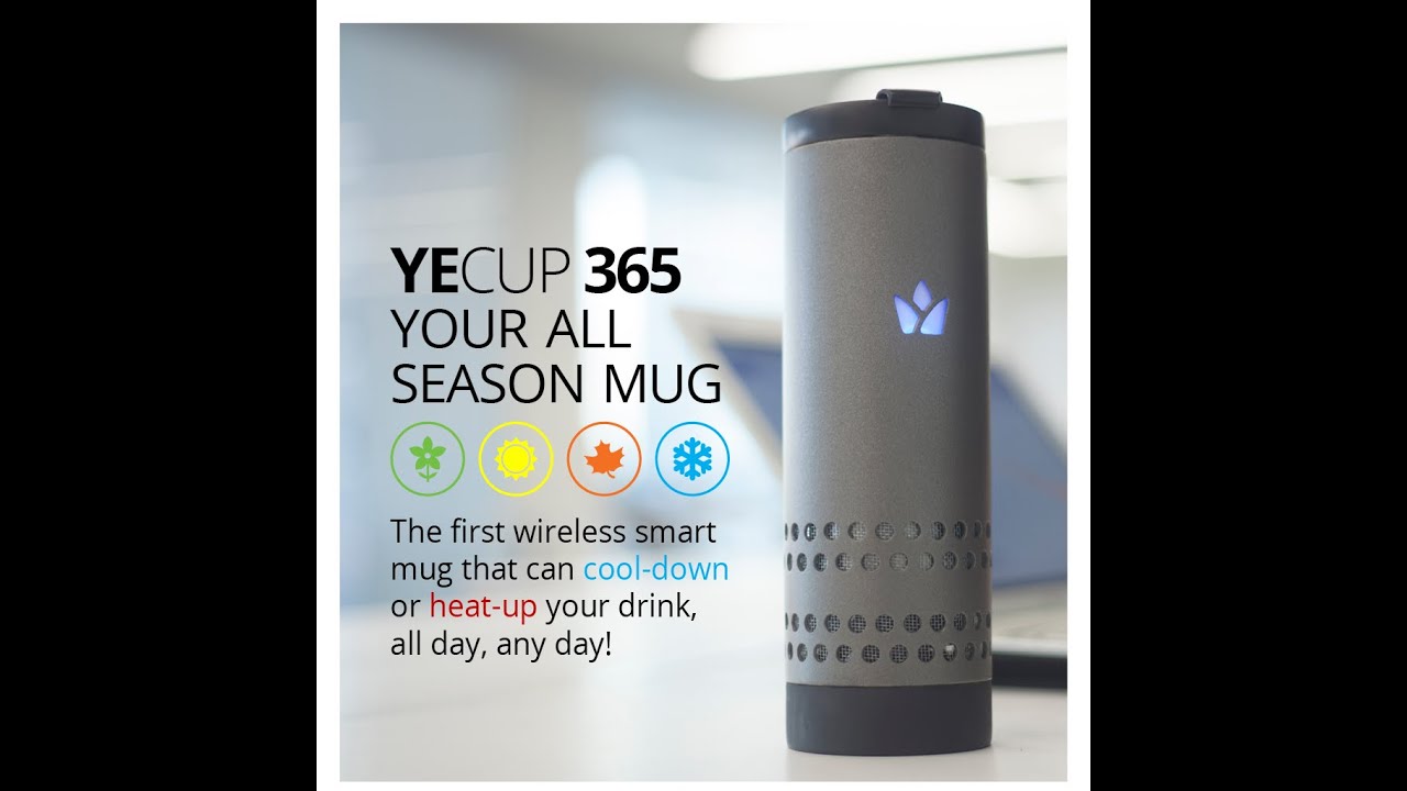 YECUP 365 MUG calienta tu bebida y recarga tu móvil - YouTube