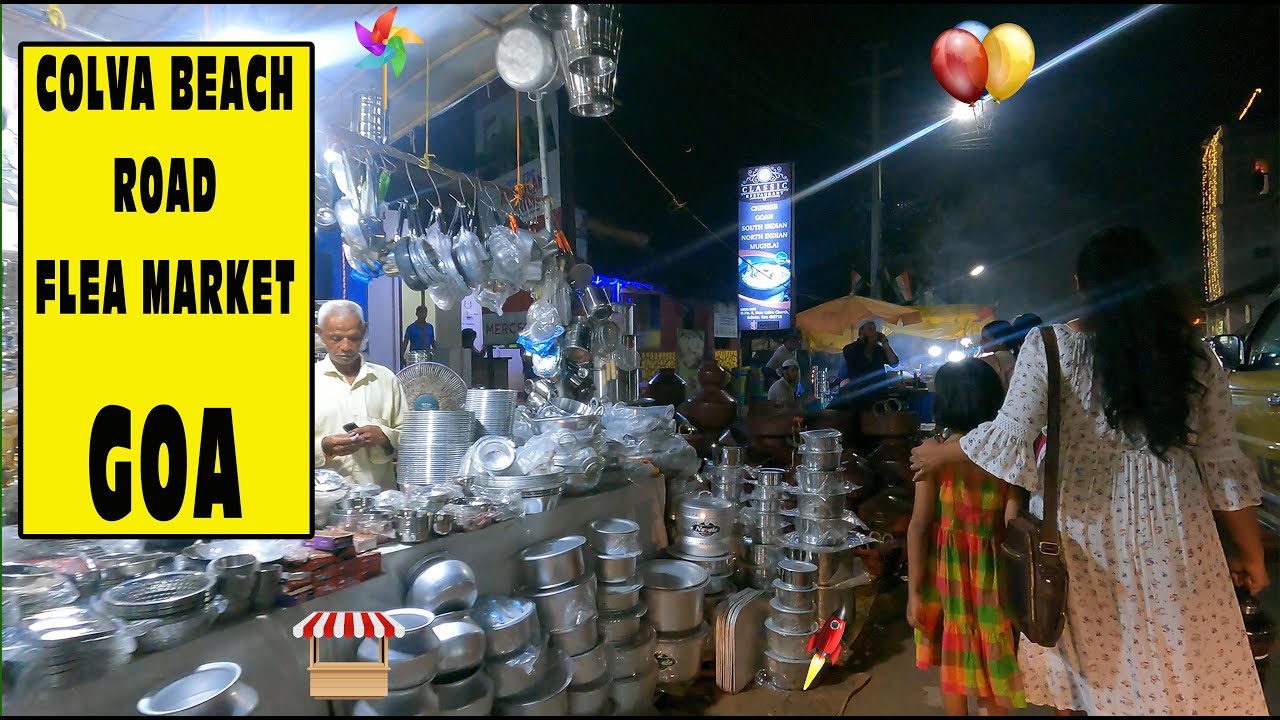 Colva Beach Road Walk, Colva, Goa - YouTube