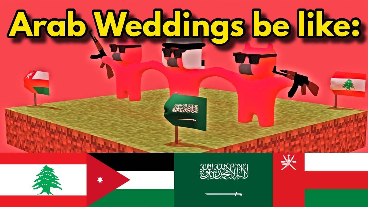 POV: You are at an Arab wedding! (Countryballs 3D) - YouTube