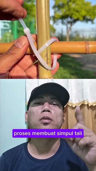 cara yang baik dan benar membuat simpul tali menggunakan kabel ties #shortsvideo - YouTube