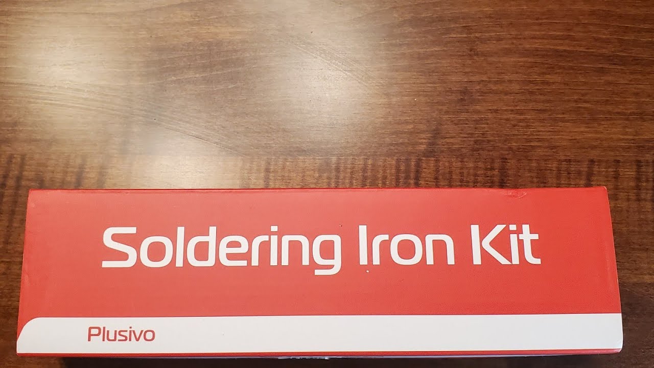 Plusivo Soldering Iron Kit Unboxing - YouTube