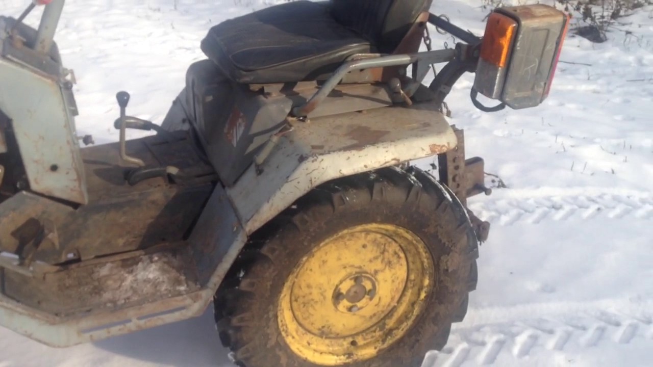 T-012 compact tractor with Ruggerini RD-270 diesel engine - YouTube