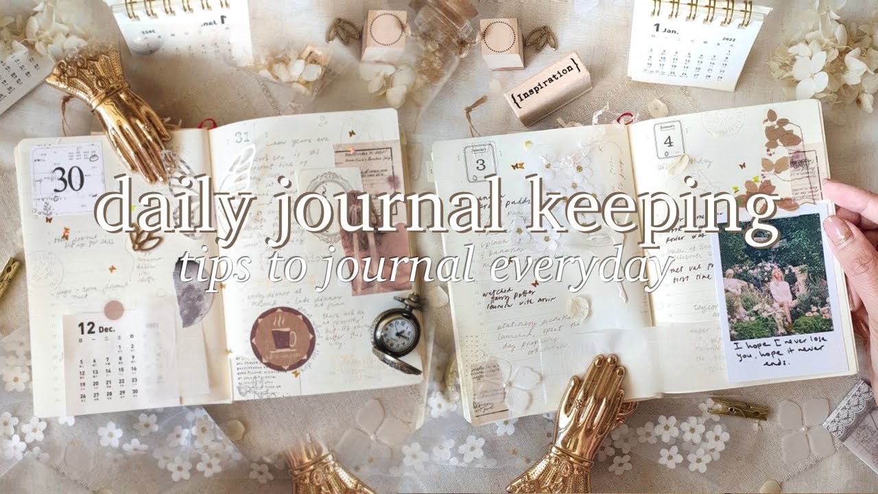 how i journal daily • journal with me [tips to fall in love with daily ...