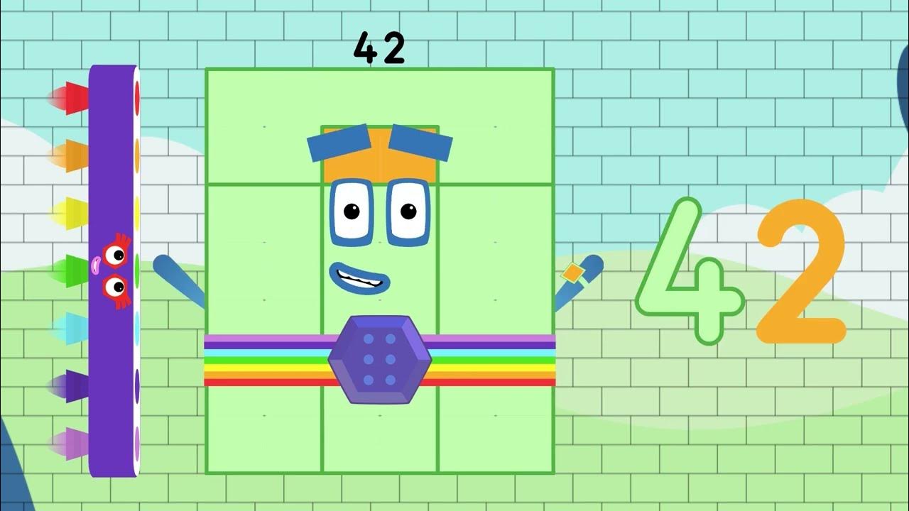 NUMBERBLOCKS TIMES TABLE OF SIX SAME SQUARE NUMBERS | ADD DUPLICATE NUMBER LEARN TO COUNT - YouTube