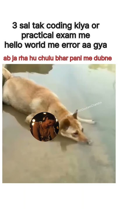 kya kru ab #coding #memes #codingmemes #codewithgoutamchandra #error - YouTube