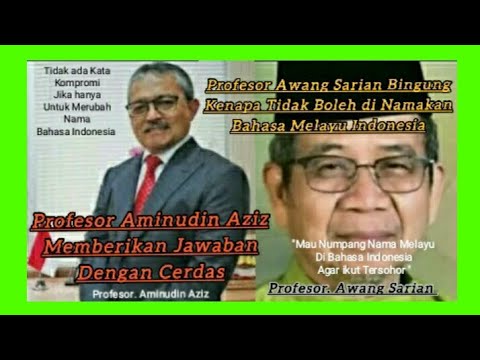 Profesor Awang Sarian Bingung Dan Ngotot, Mengapa Tidak Boleh di ...