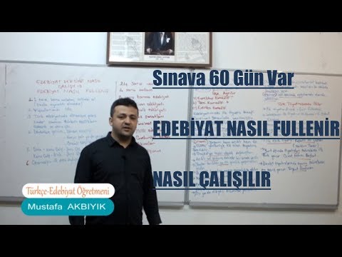 Sınava 60 GÜN Var - EDEBİYATI NASIL FULL YAPARIM EDEBİYATA NASIL ÇALIŞMALIYIM