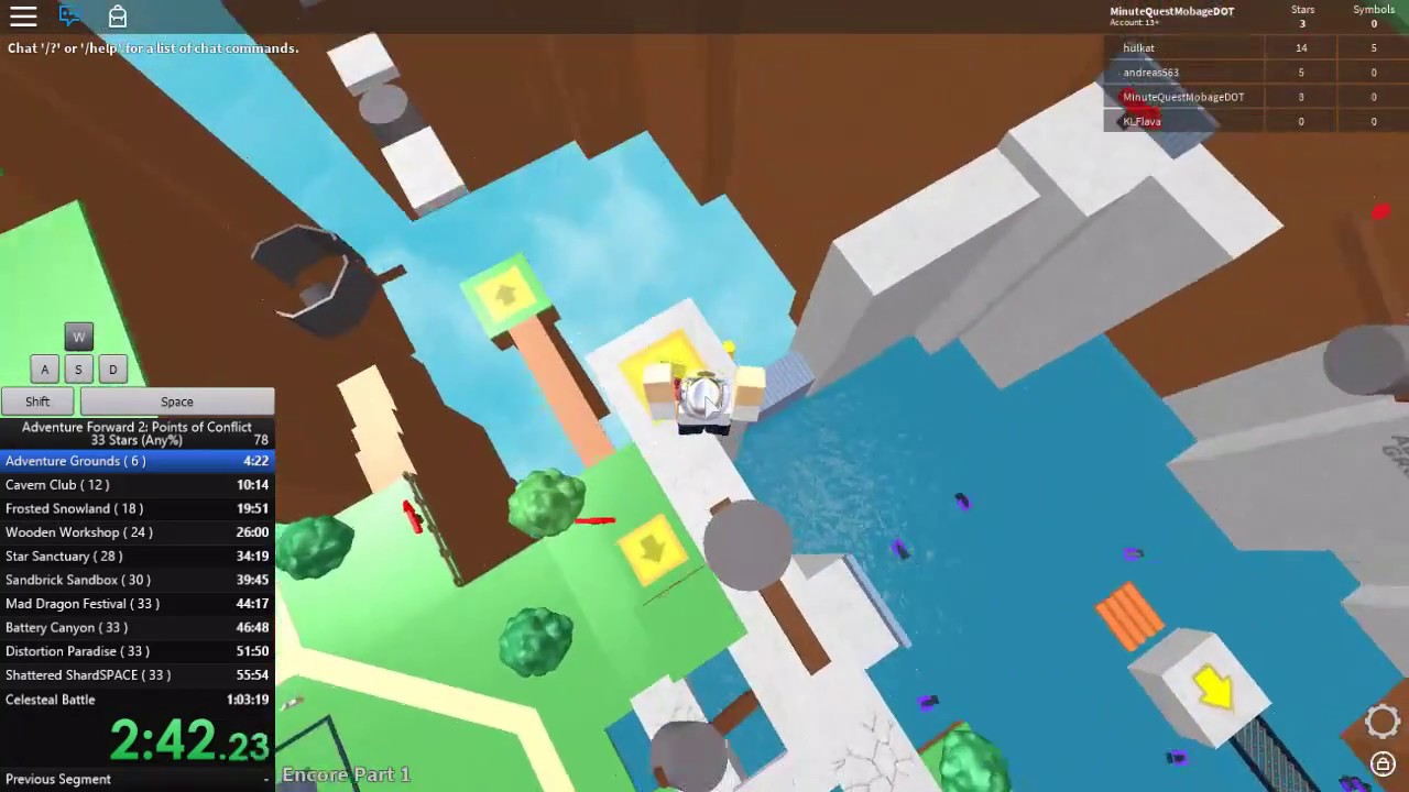 Adventure Forward 2: Points of Conflict - 33 Stars Any% in 1:02:54 ...