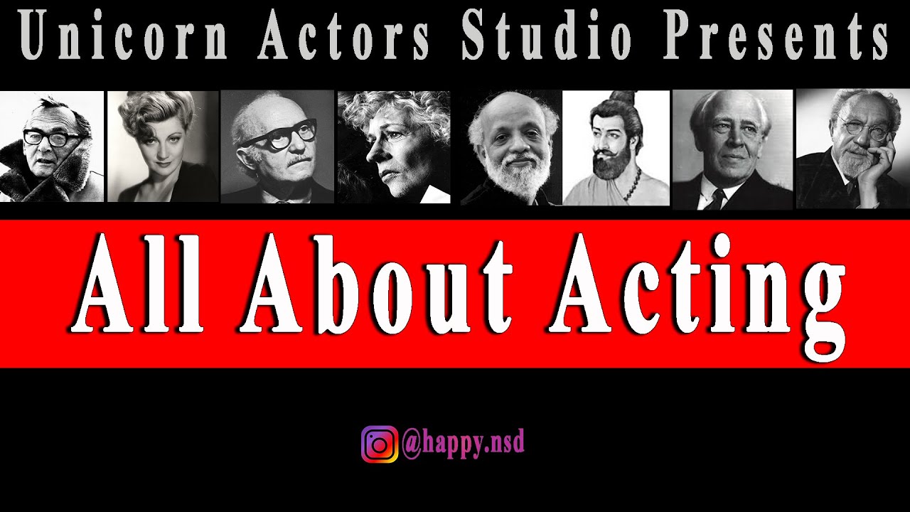 All About Acting - YouTube