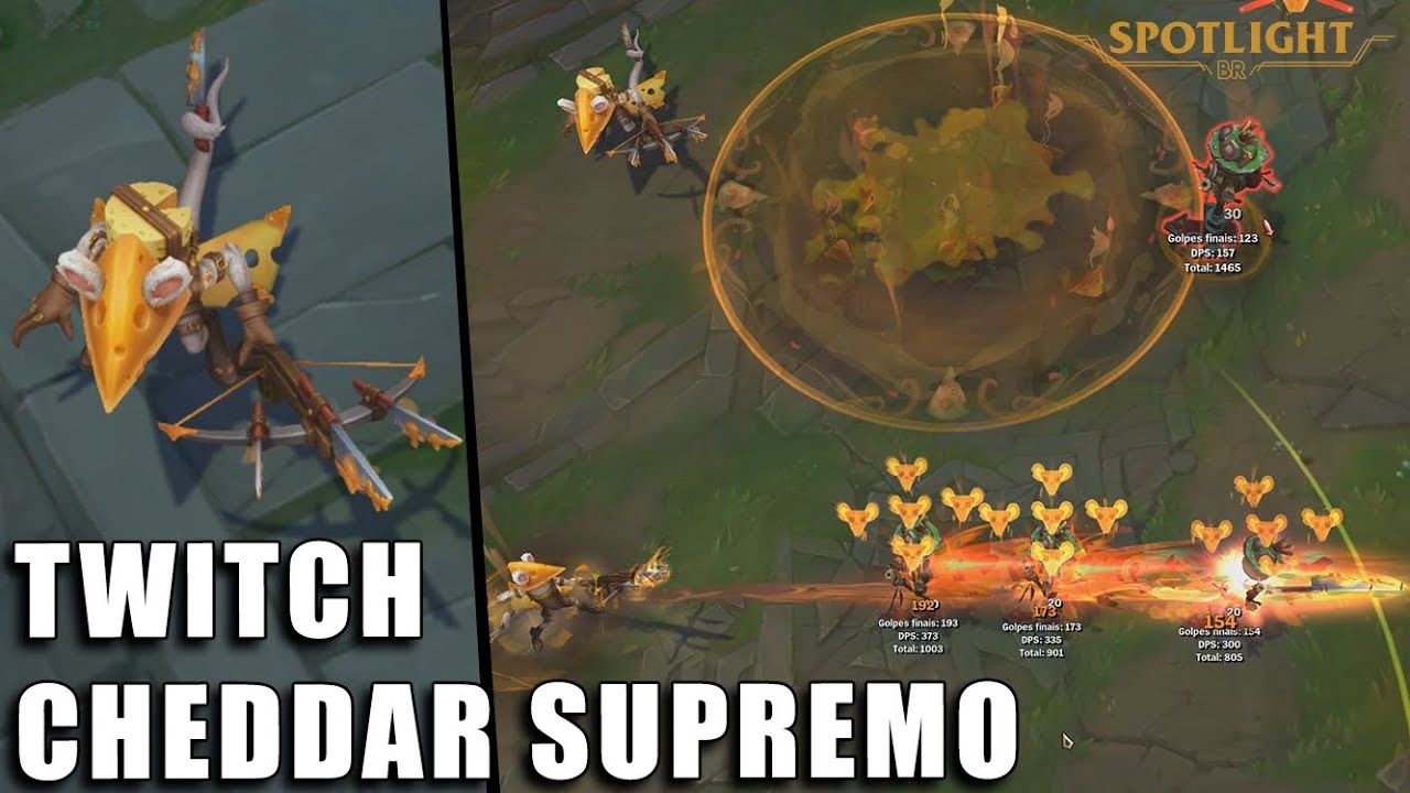 Twitch Cheddar Supremo - Skin Spotlight PREVIA - YouTube
