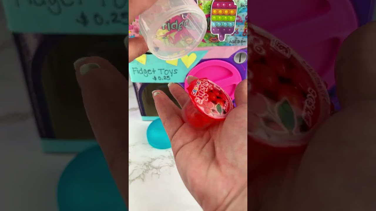 Mini Fidget Food Vending Machine Satisfying Video ASMR! #fidgets #asmr ...