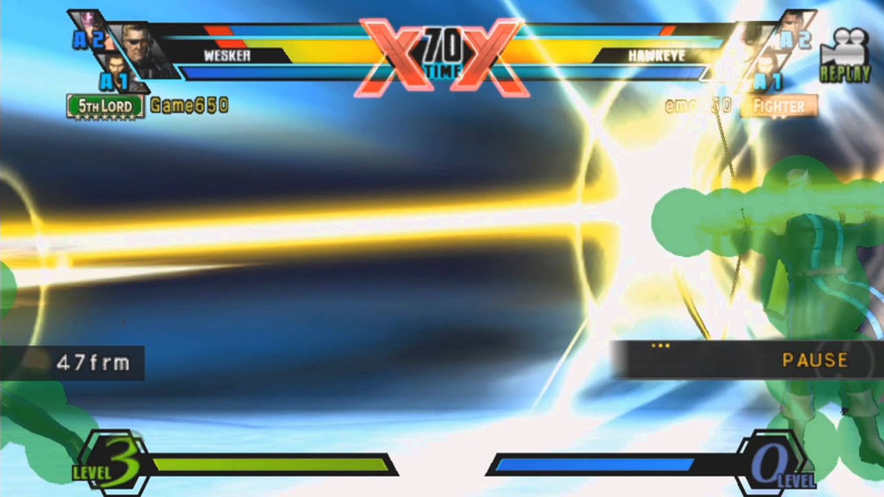 UMvC3 Hit/Hurtbox short: Wesker's Low Profile Dash - YouTube