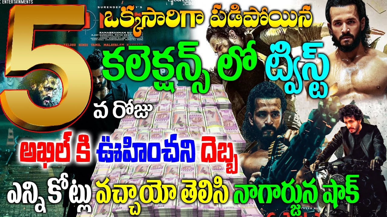 Agent Movie 5th Day Collections|Agent Movie Fifth Day Collections|Akhil ...