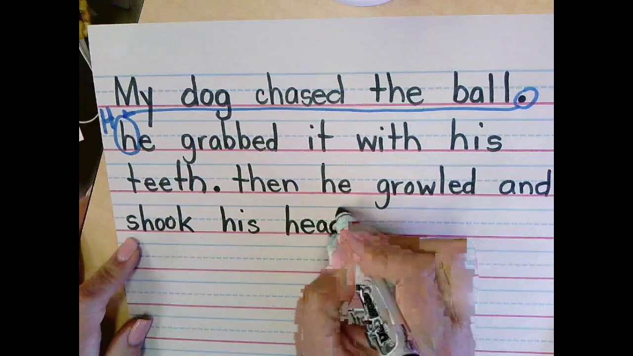 Writing - Using periods - YouTube