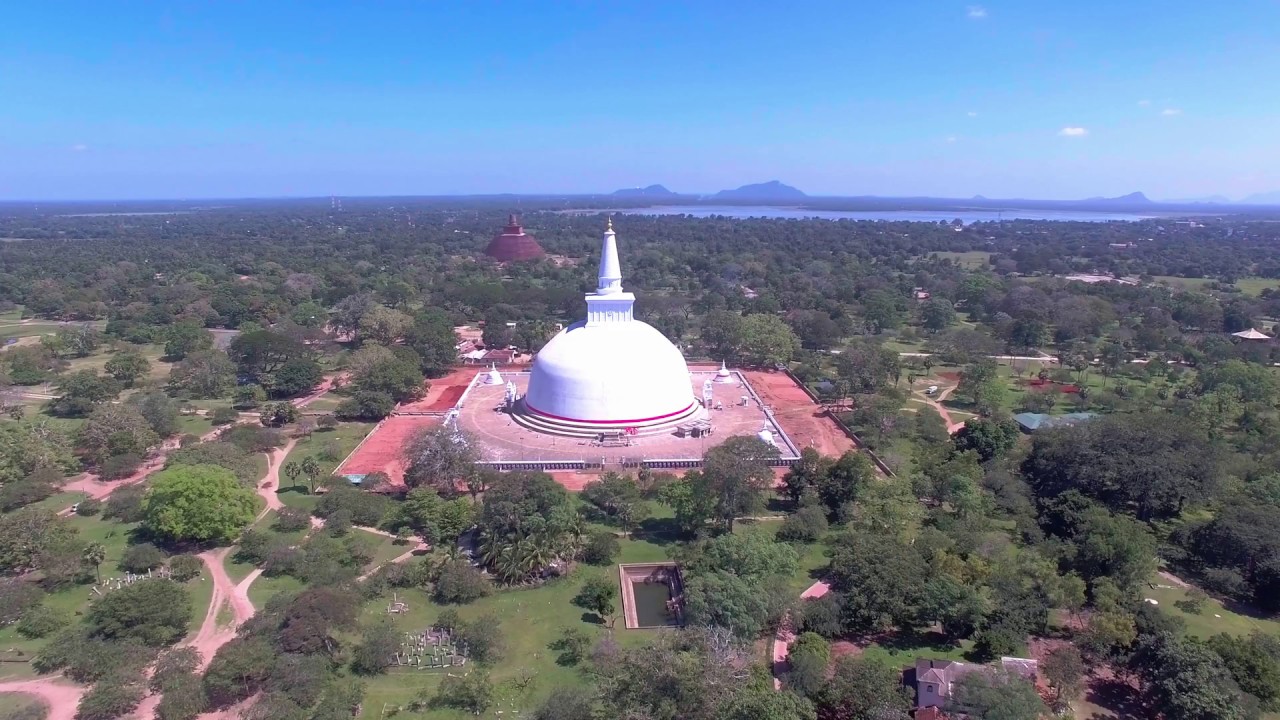 Over the Sacred City of Anuradhapura, Sri Lanka - YouTube
