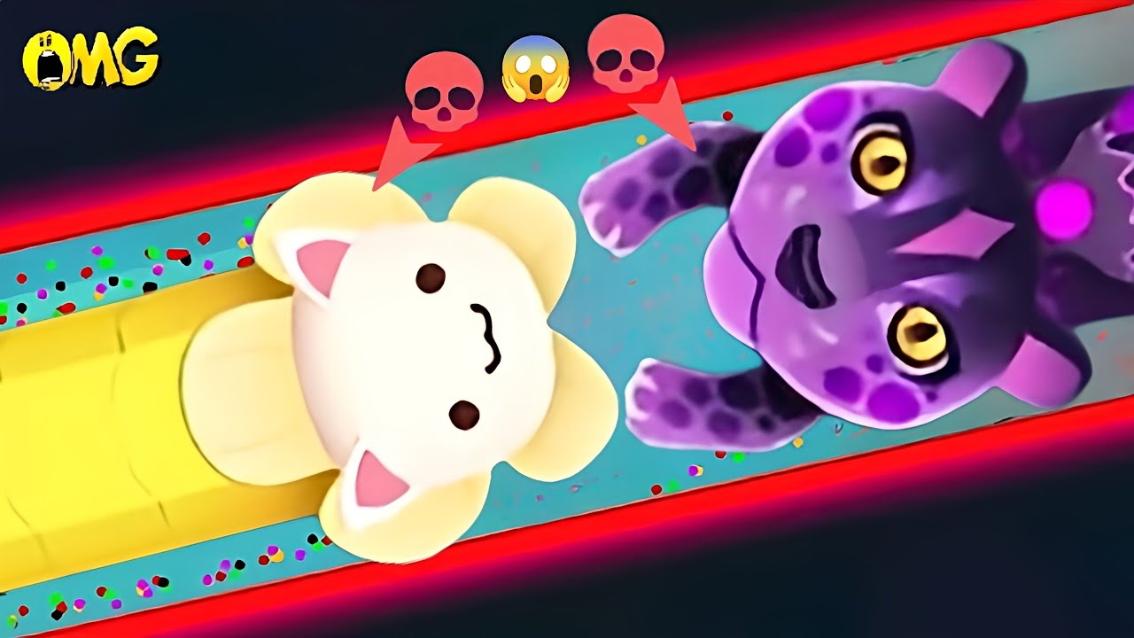 snake.io🐍King snake skin🐍King snake party,Zero to Hero gameplay🐍Snake ...