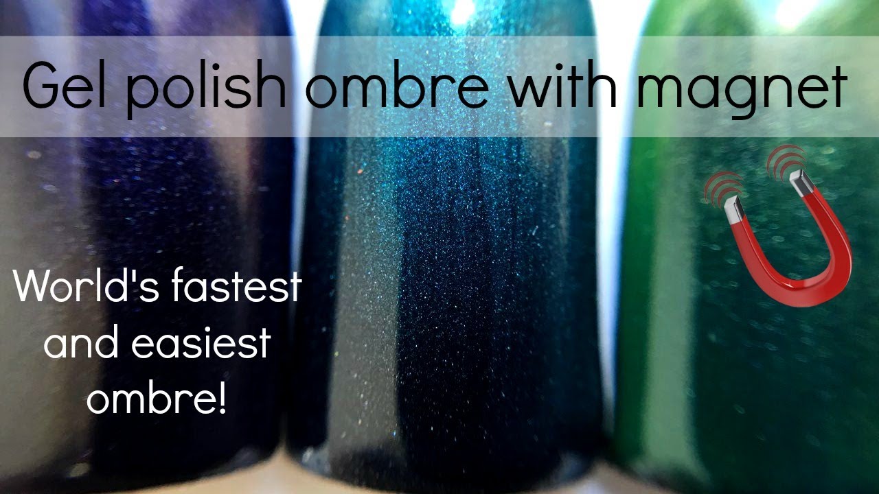 Easy way to do gel polish ombre (fade) - No sponge or brush | Tutorial ...
