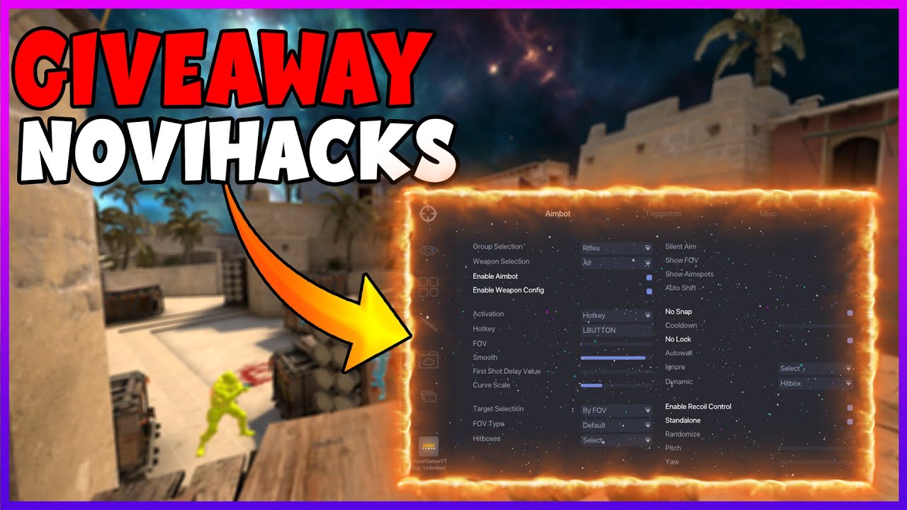 Giveaway cu 2 SUBSCRIPTII de NOVIHACKS | CSGO PRIME LEGIT HACKING - YouTube