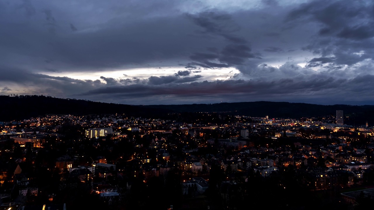 Day to Night Timelapse of Winterthur Switzerland 2017 - YouTube