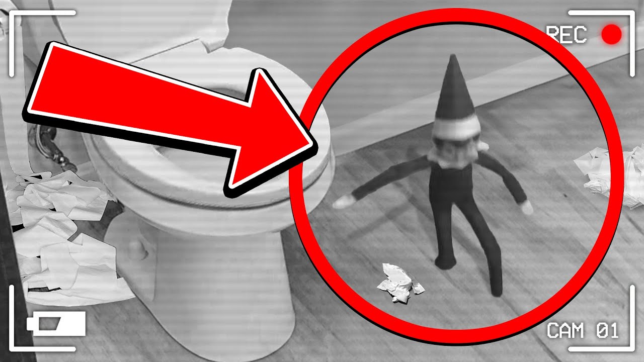 50 Times Elf on the shelf caught moving on camera Flying - YouTube