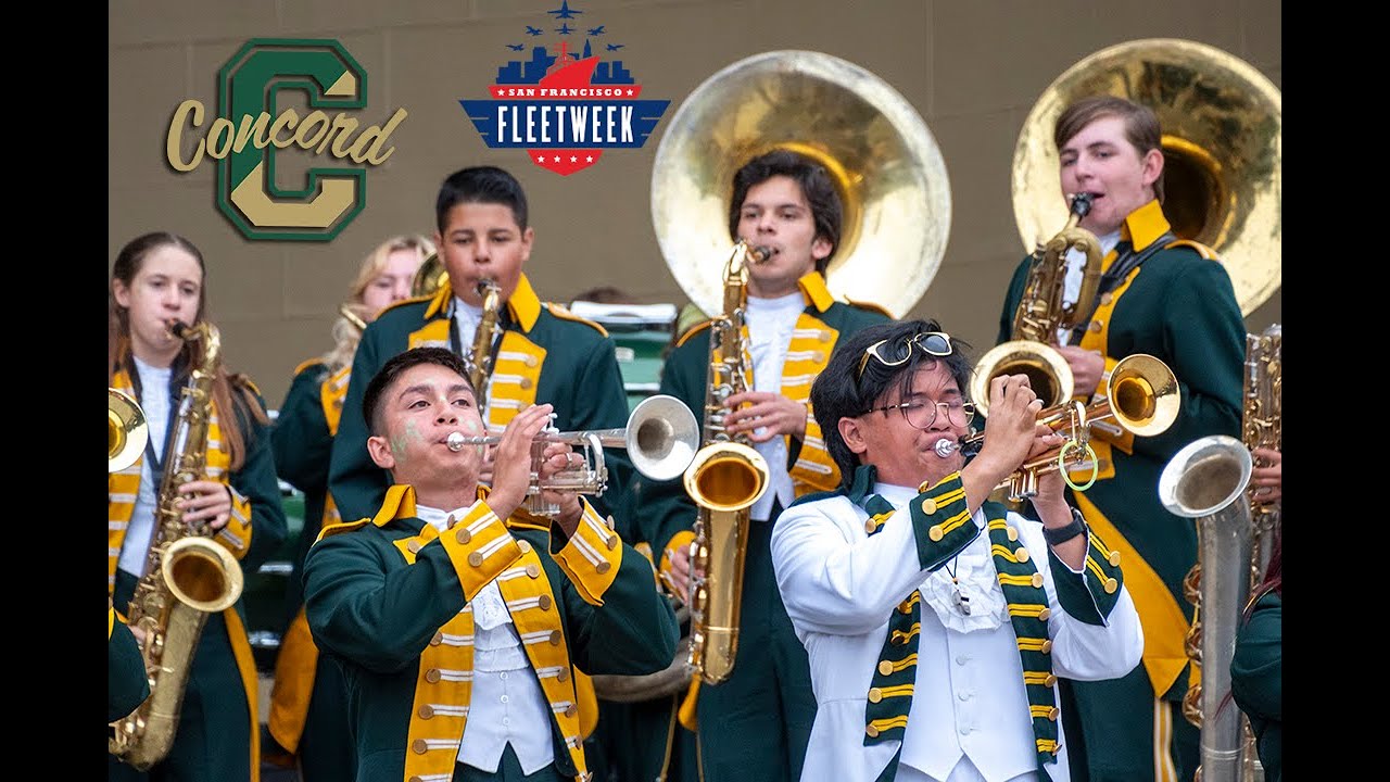San Francisco Fleet Week 2023 Band Challenge | Concord High Marching ...