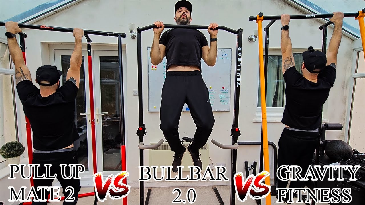 BullBar 2.0 Vs Pull Up Mate 2 Vs Gravity Fitness - Best Portable Pull ...