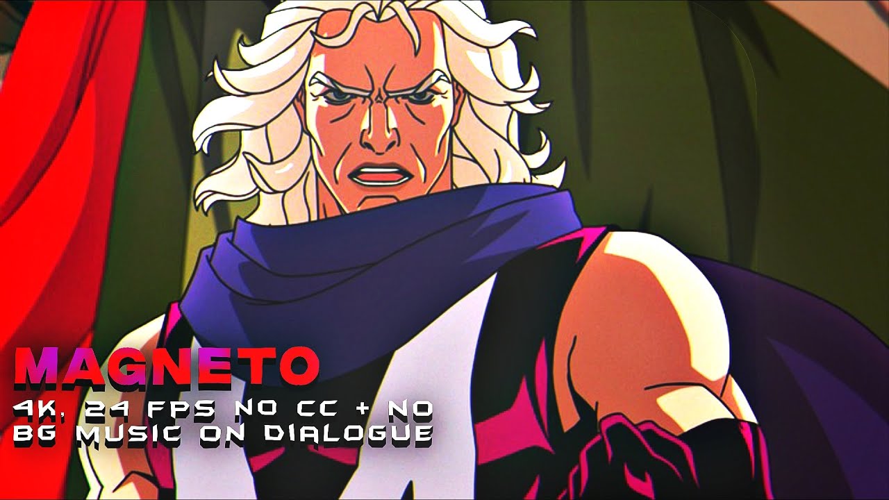 Magneto (X-Men ‘97) Scene pack for Edits | 4K no CC + no bg audio - YouTube