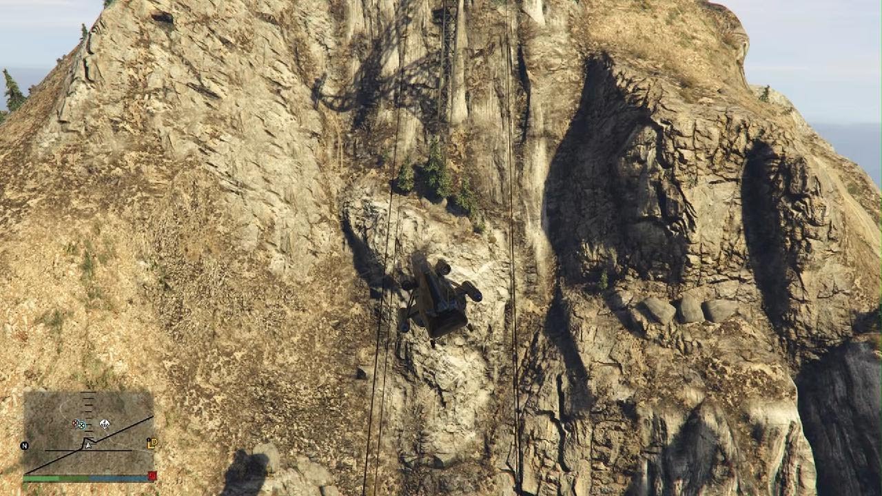 GTA comedy falling off a cliff - YouTube
