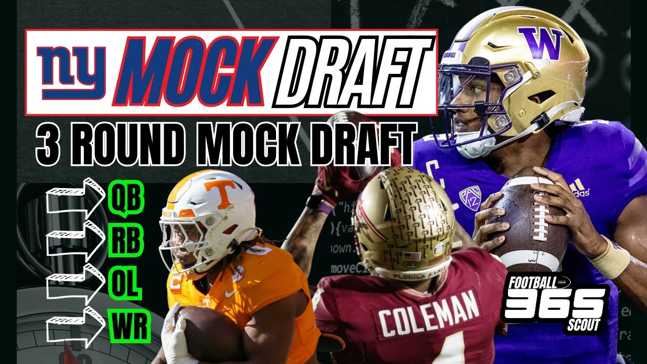 New York Giants Mock Draft: Giants Replace Saquon Barkley, Draft ...