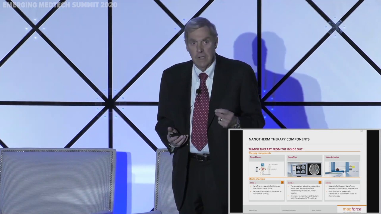 Ben J. Lipps, CEO & Chairman of Magforce || Emerging Medtech Summit ...