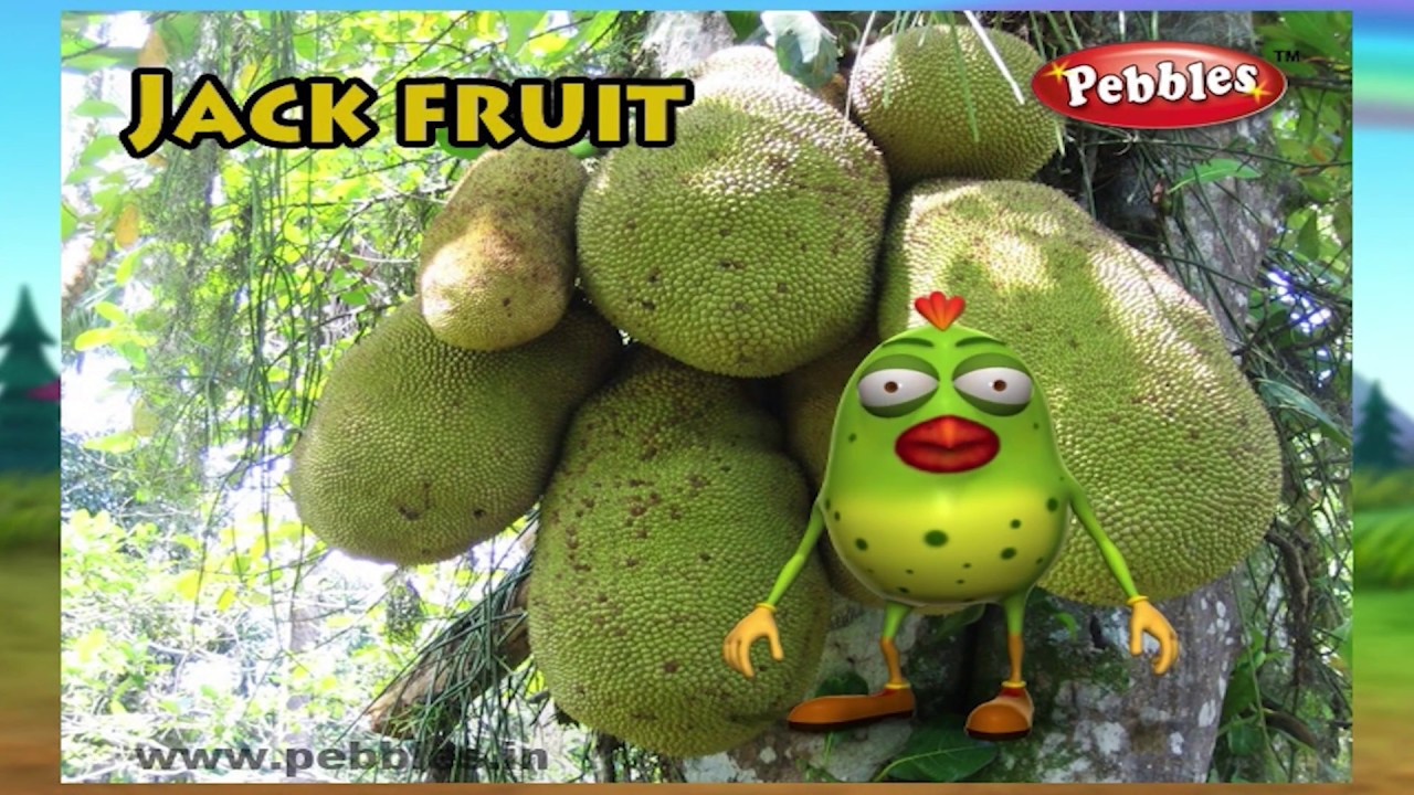 Jackfruit Rhyme | Nursery Rhymes For Kids | Fruit Rhymes | Nursery ...