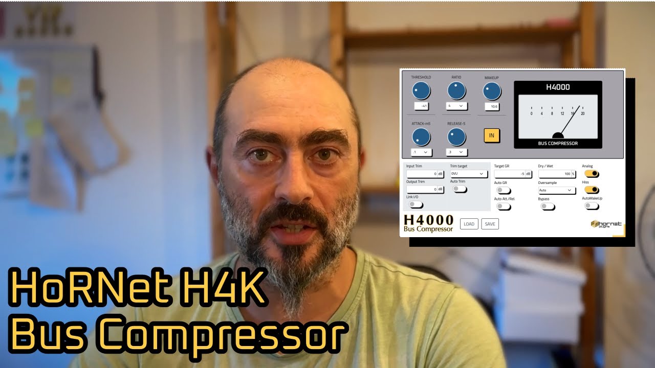 HoRNet H4K Bus Compressor - Auto-Set Compression for Effortless Mixing ...