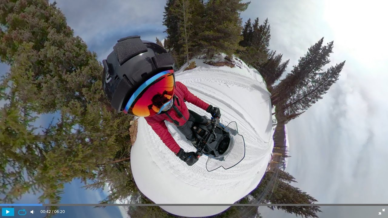Breckenbridge Snowmobile 360 Gopro Fusion - YouTube