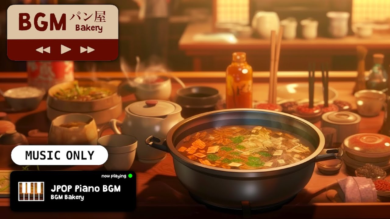 hot pot night 🥘 | Motivational Piano Music BGM JPOP Playlist for Study ...