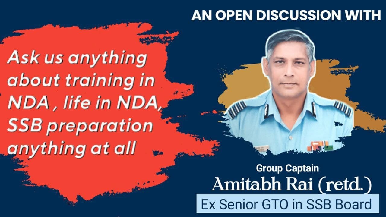 AN OPEN DISCUSSION WITH GROUP CAPTAIN AMITABH RAI (RETD.) ABOUT SSB ...
