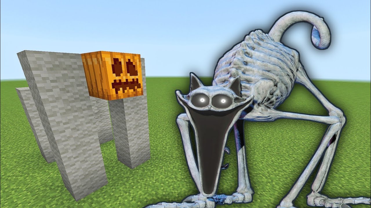 Poppy Playtime Nightmare CatNap Addon In Minecraft PE - YouTube