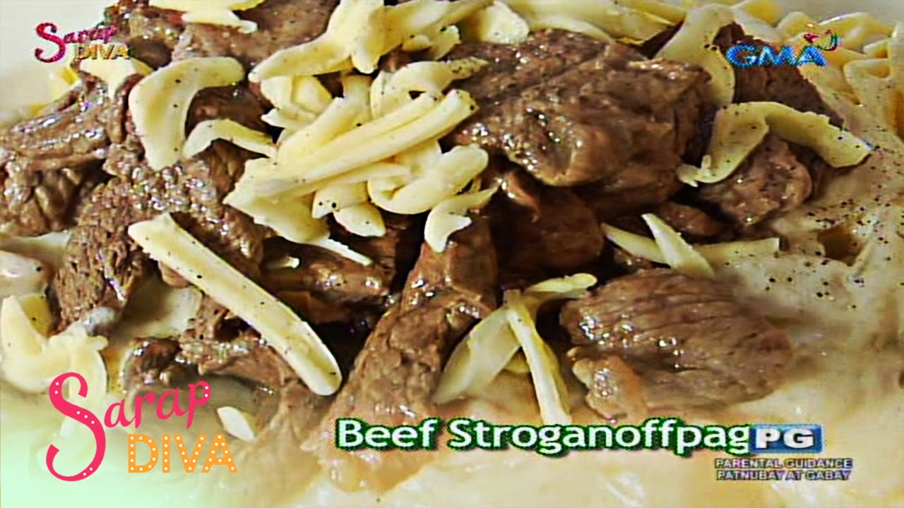 Sarap Diva: Beef Stroganoffpagus - YouTube