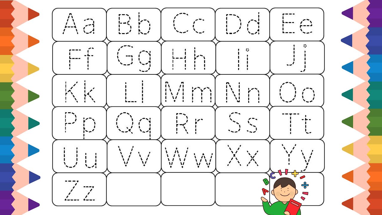 How to Write Letters for Children - Teaching Writing ABC for Preschool ...