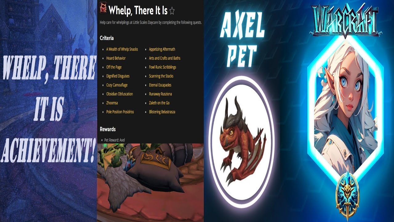 Whelp, There It Is! Wow Achievement | Axel Pet - YouTube