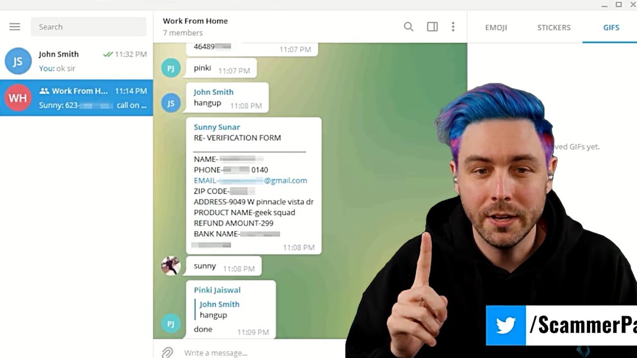 GETTING INTO THE SCAMMERS COMPUTER - AMAZING!!!! - YouTube