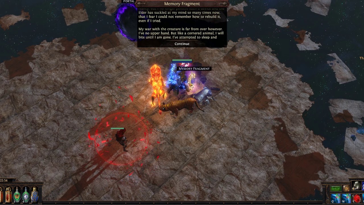 Path of Exile 3.3 Shaper Memory Fragment - YouTube